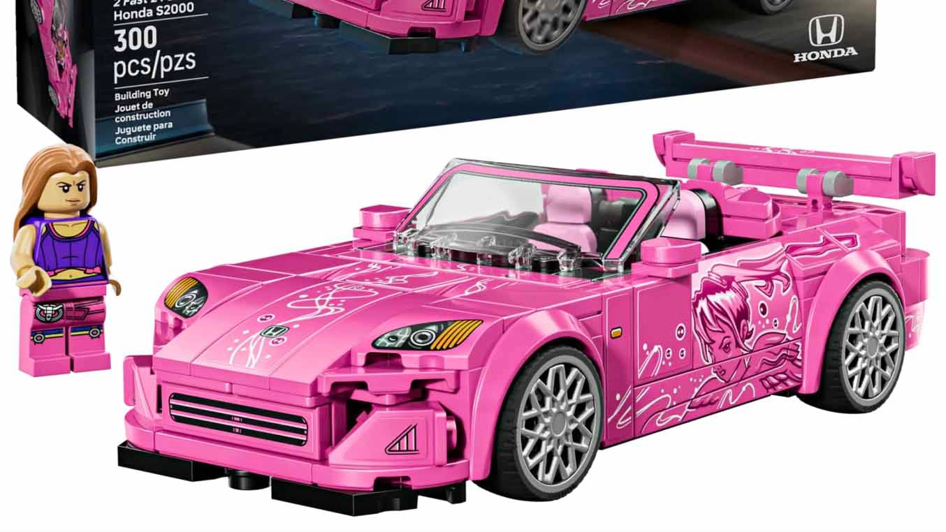 We must have this Lego-fied replica of Suki’s S2000 from 2 Fast 2 Furious | Top Gear